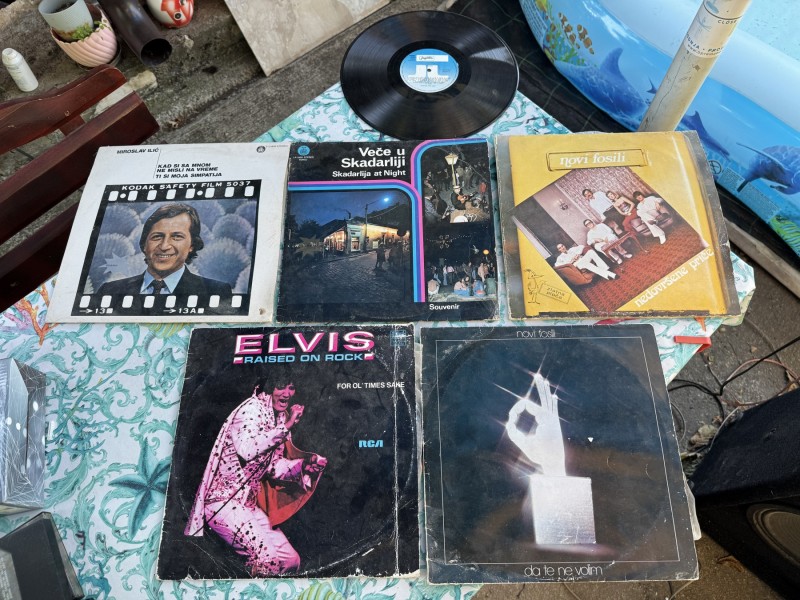 LP Ploče (6 kom.) Novi Fosili, Miroslav Ilić…
