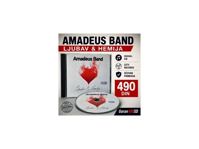 cd AMADEUS BAND Ljubav & Hemija