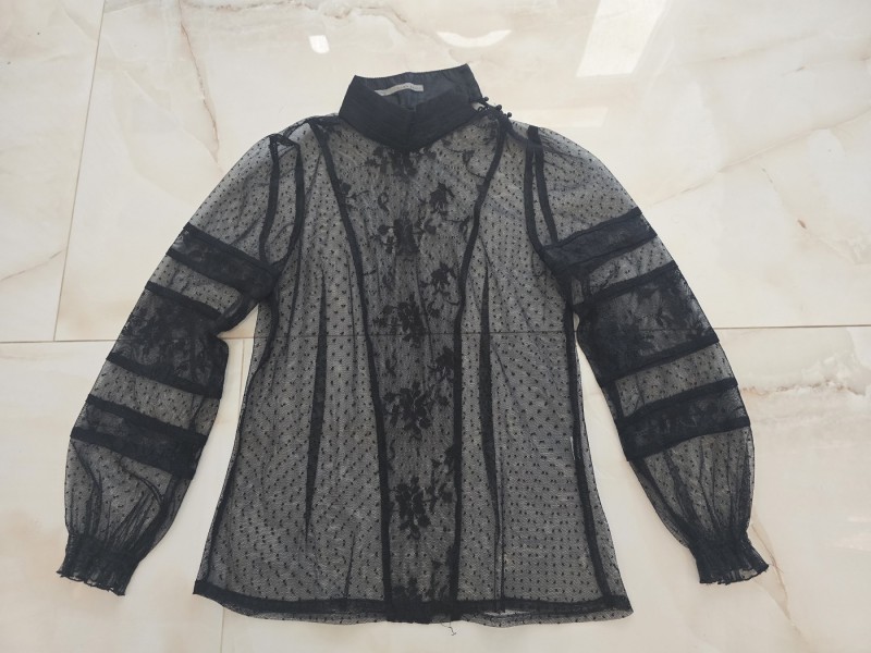 ZARA bluza cipka L