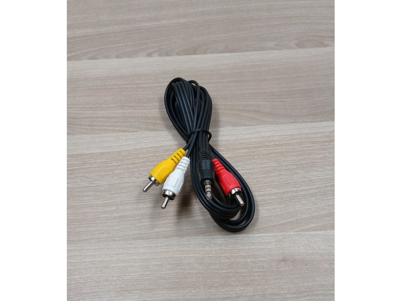 Audio Video Kabl 3.5mm Džek na 3 RCA Činča