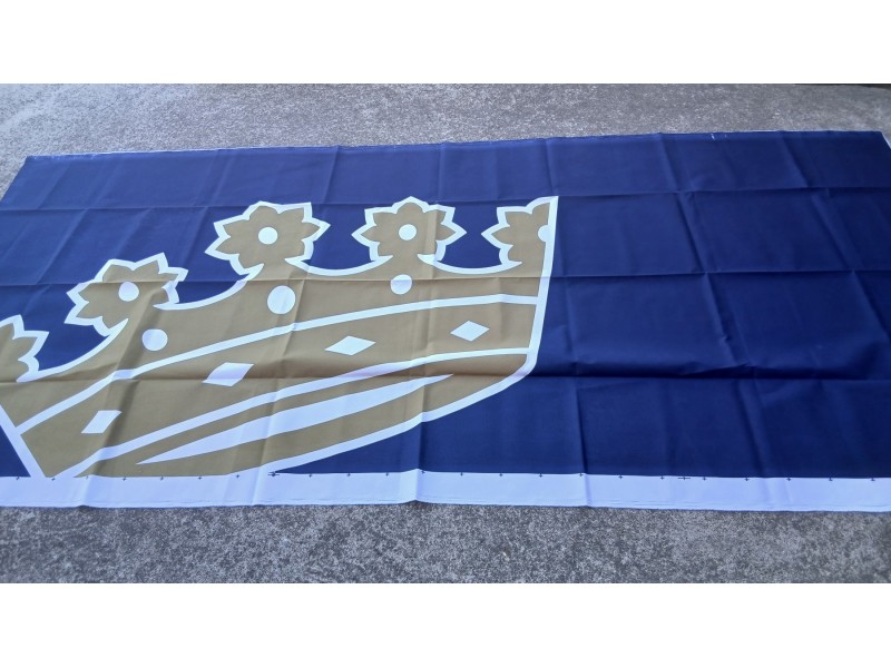 cirada platno plava kruna 3,35x1,60m kao nova