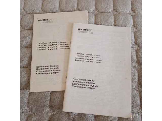 Uputstvo za kombinirani štednjak Gorenje