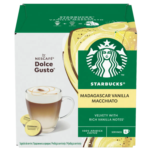 STARBUCKS Vanila Macchiato 12 kapsula 132g, kompt. Nescafe Dolce Gusto