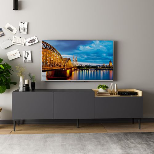 Hanah Home Mia - Antracit TV komoda