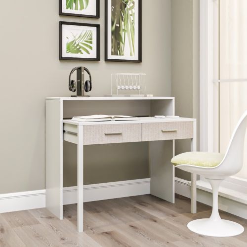 Hanah Home My Desk White Study Desk