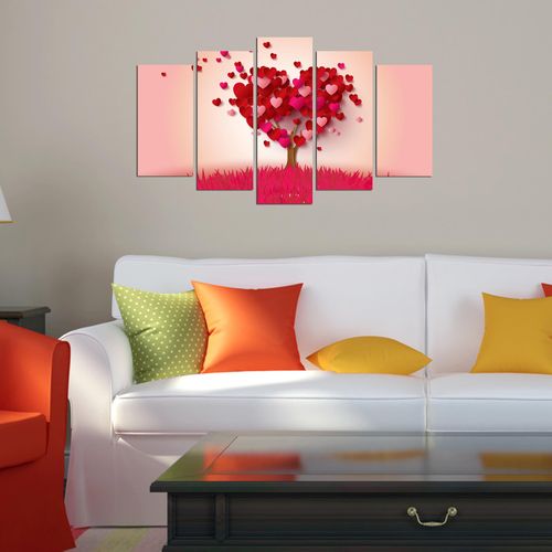 Dekorativna MDF Slika 5PMX-139 u Više Boja (Set od 5 Delova)