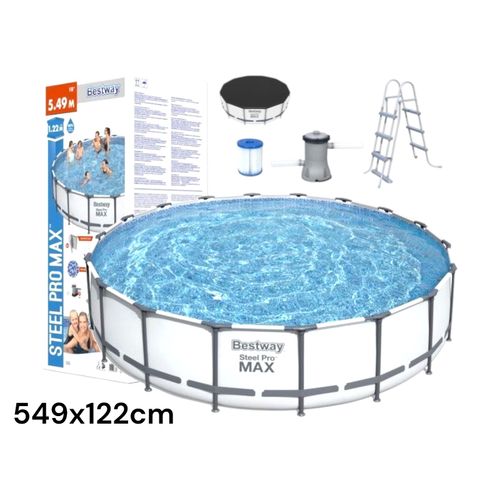 Bestway Bazen sa čeličnim ramom 549x122cm 56462