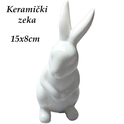 Keramički zec 15cm