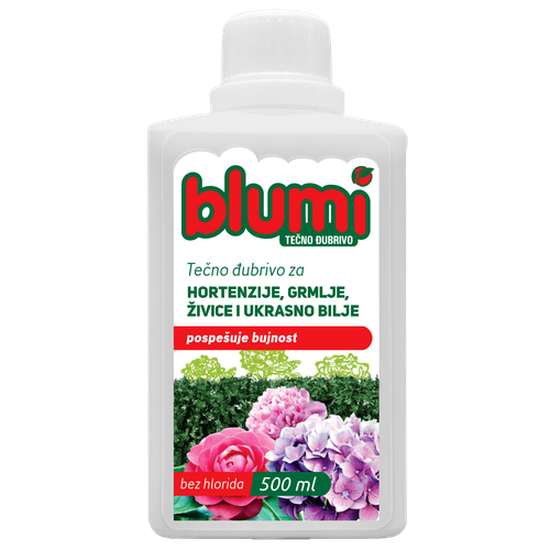 Blumi Hortenzija tečno đubrivo za ukrasno grmlje 0.5 l