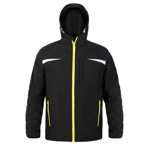 Softshell jakna sa kapuljačom crna
