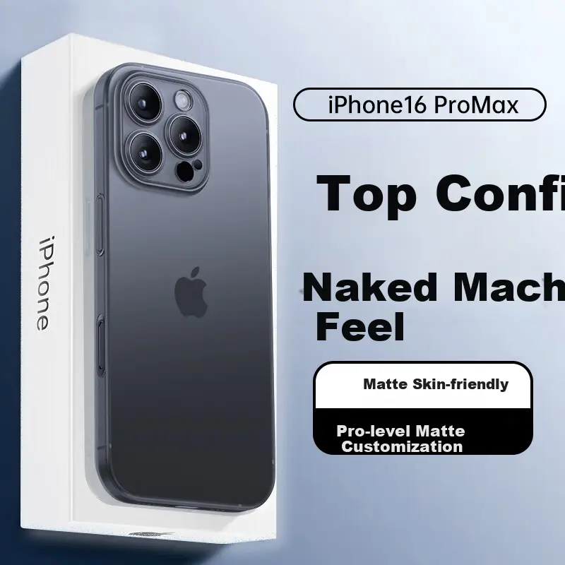 Mofei Maska za mobilni telefon iPhone 16 Pro Max / iPhone 16, Crna