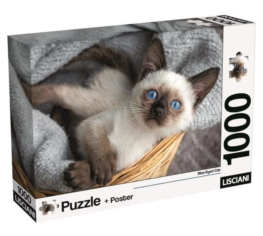 SLAGALICA 1000PCS + POSTER MAČKE LISCIANI