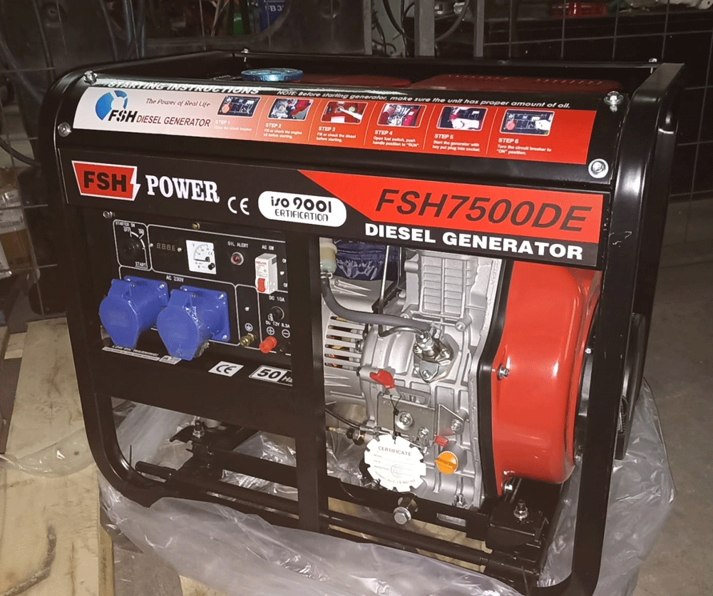 DIZEL AGREGAT FSH7500DE 6KW / ELEKTROSTART
