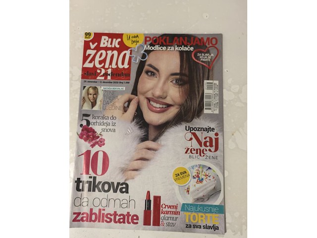 Blic zena 29 novembar 2025 Natasa Bekvalac