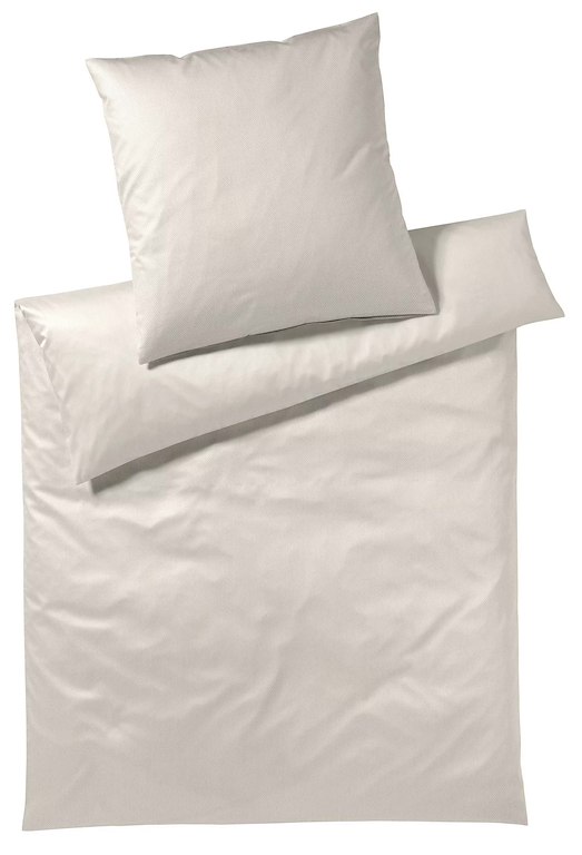 Joop! POSTELJINA SA DVA LICA Herringbone 140/200 cm makosaten krem
