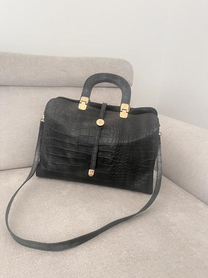 Elegantna kožna torba – prirodna koža