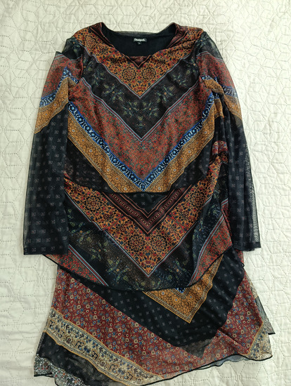 Desigual mini patchwork haljina