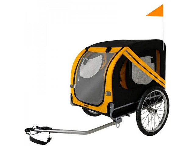 PURLOV Prikolica za Pse i Ljubimce 137x90x73cm, Nosivost 40kg