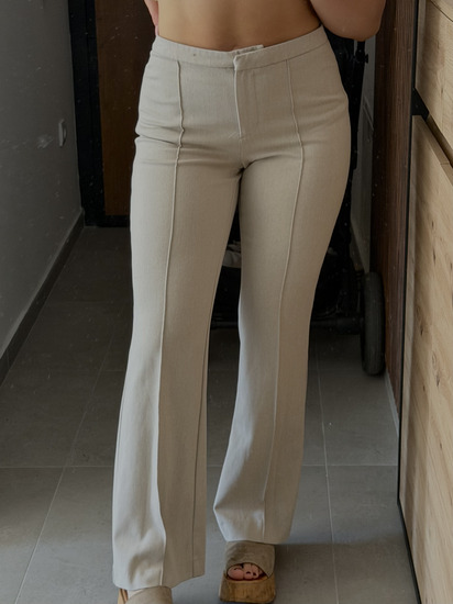 Zara krem pantalone