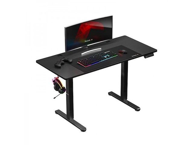 Huzaro Hero 8.2 Električni Gaming Sto, Crni, 120x60 cm