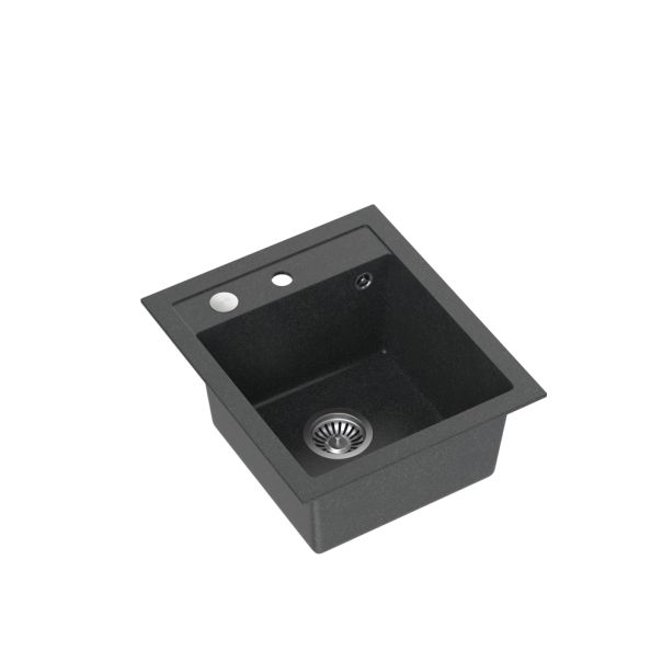 QUADRON Ugradna sudopera Johnny 100 GraniteQ HCQJ4350CZK, crna