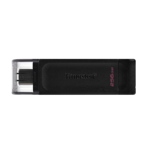 KINGSTON USB memorija DT70/256GB/DataTraveler/3.2/crna