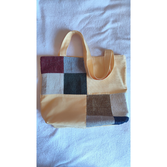 Žuta torba/ceger pačvork hand made