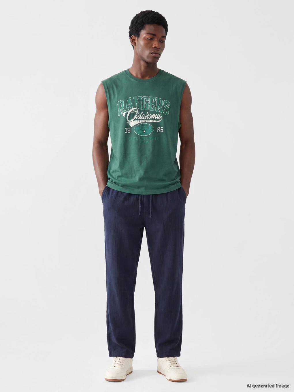 XSIDE Regular Fit Muške Teksturirane Pantalone