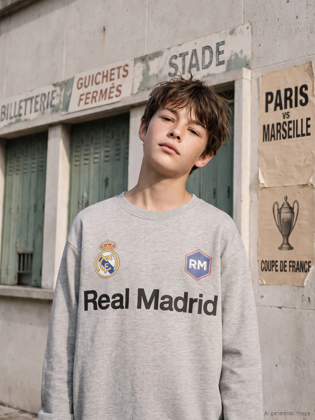 LCW Kids Dečija Dukserica Sa Okruglim Izrezom Real Madrid Sa Štampom