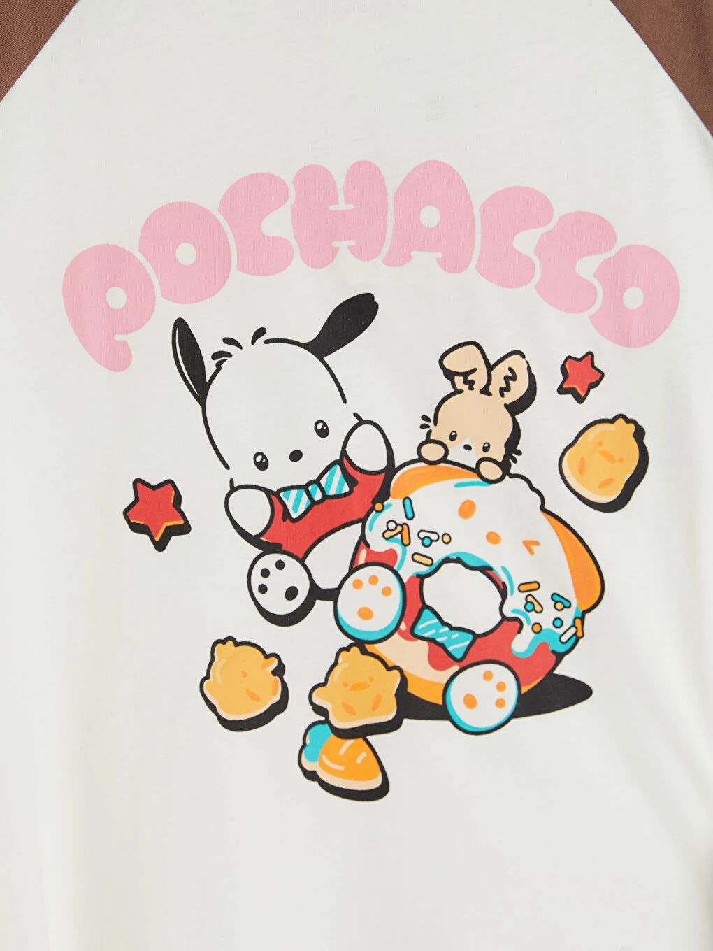 LCW Kids Majica Sa Okruglim Izrezom Pochacco Štampana Za Devojčice