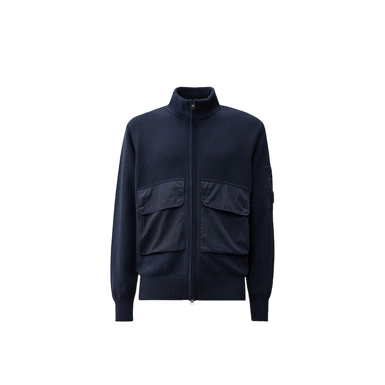 CP COMPANY MIXED FULL ZIP LENS DŽEMPER OCEANA