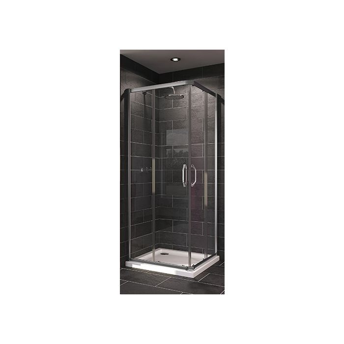 TUŠ KABINA 900x900mm H2000 X1 SILVER/PROV