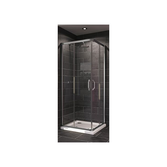 TUŠ KABINA 800x800mm H2000 X1 SILVER/PROV