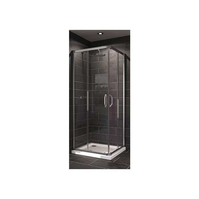 TUŠ KABINA 800x800mm H1900 X1 SILVER/PROV