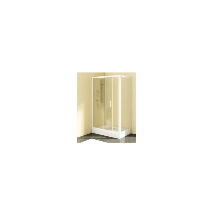 FIKSNA STRANA TUŠ KABINE 800 H1900 SQ LINE BELA/PROV