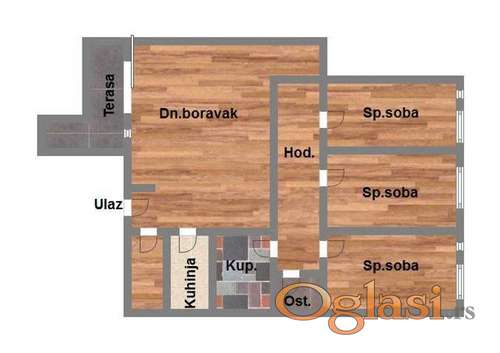 Četvorosoban sa PDV-om, useljivooo!!