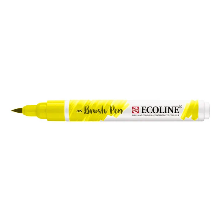 Akvarel marker Ecoline brush pen – Limun žuta 205