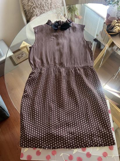 GANNI mini haljina + mašnica /3000