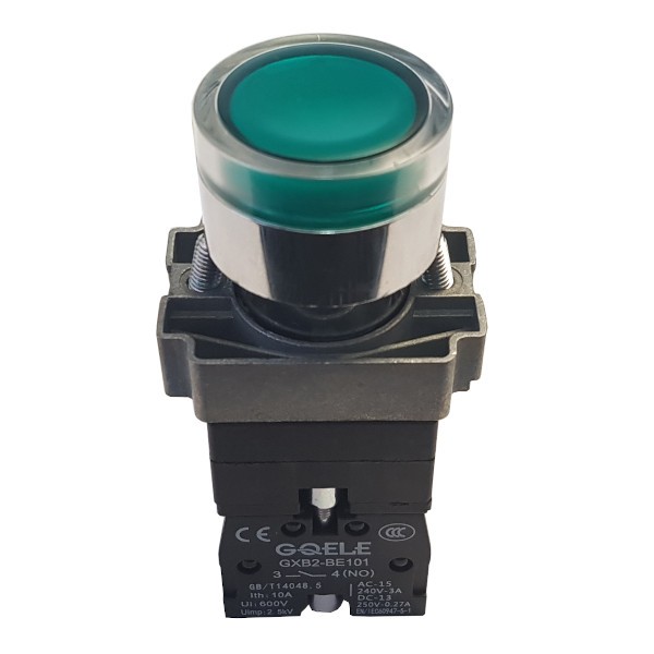GXB2-BW3361 Zeleni LED 220V AC