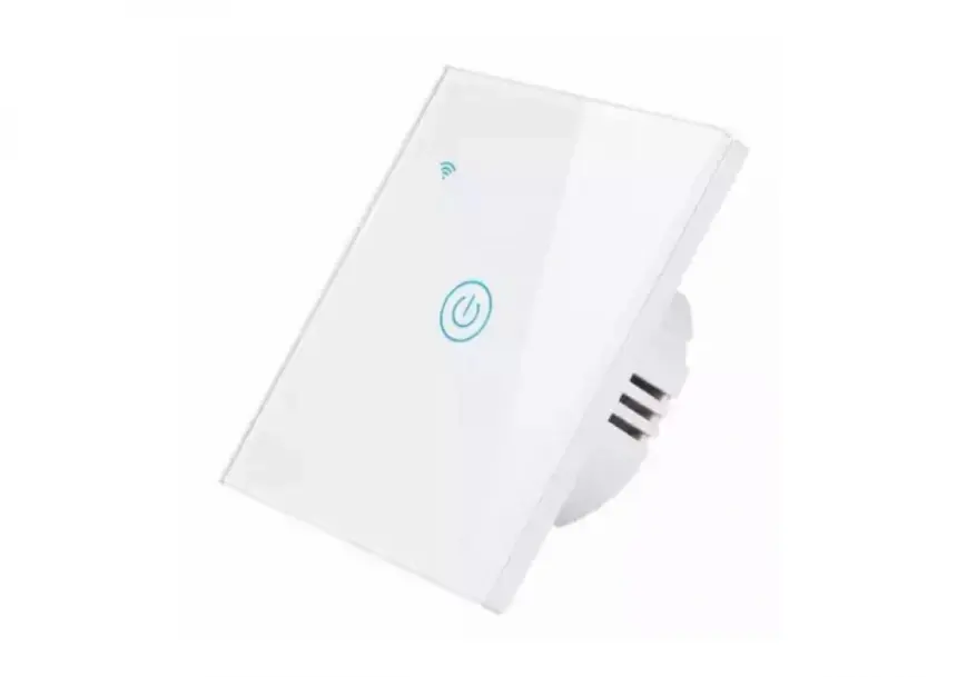 ZIGBEE-SMART-1 GANG-RSH-SP001-EU Gembird 1 Smart bezicni prekidac, APP glasovna kontrola Glass Touch