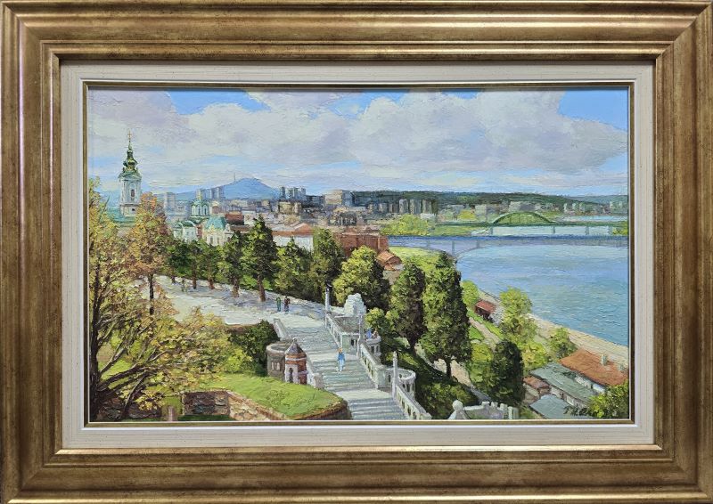 Pobednik, Olja Nikonova, ulje na platnu, sa 51×71 cm, bez 35×55 cm, uramljena, sertifikat, 46020 dinara