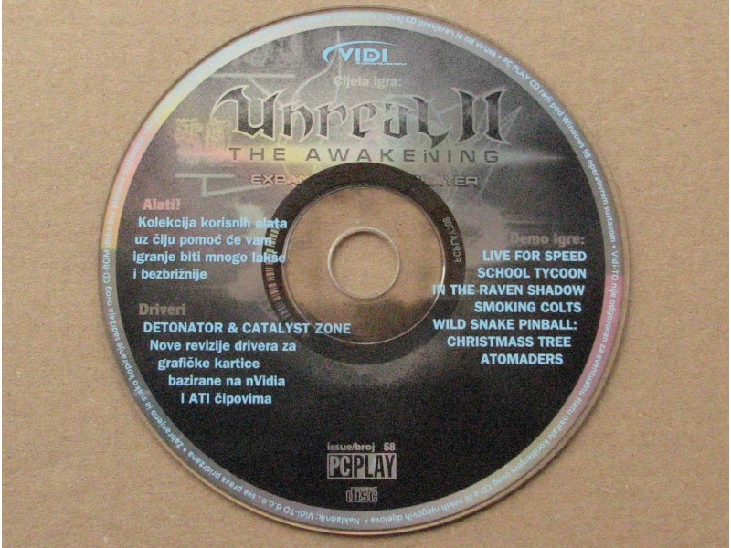 = PC PLAY CD iz časopisa br. 58 - Programi i igre