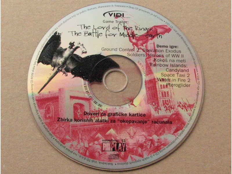 = PC PLAY CD iz časopisa br. 63 - Programi i igre