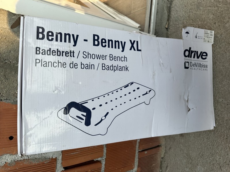 DRIVE Benny klupa za invalide toaletna 68cm