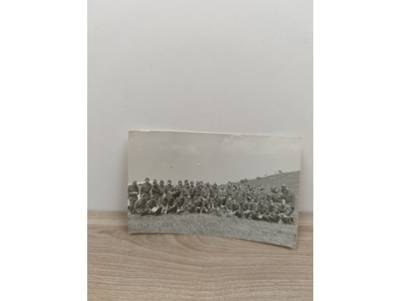 Vintage fotografija vojnici