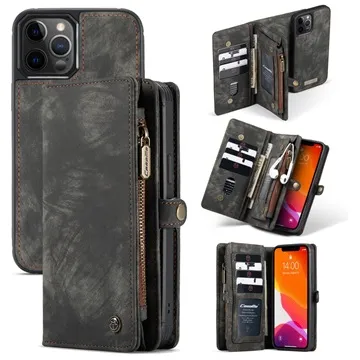 IPHONE 12 PRO MAX CASEME MULTIFUNKCIONALNA NOVČANIK-FUTROLA - CRNA