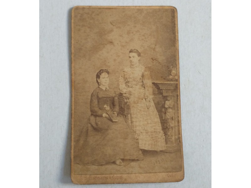 foto kartonka ŽENE Kraljevina 1890-e