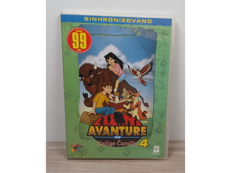Avanture iz Knjige Čarolija 4 –Crtani Film DVD