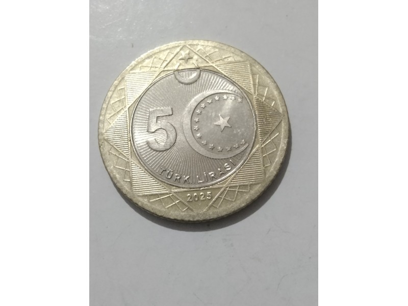 5 lira 2025 turska