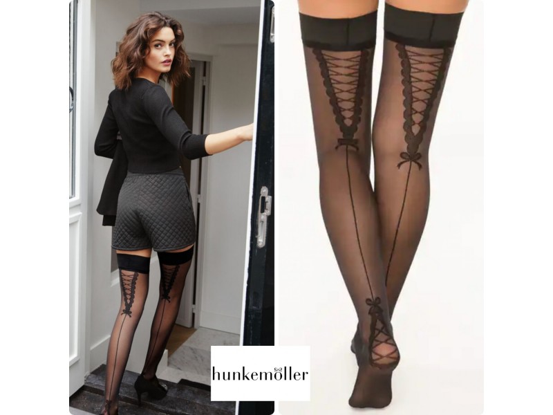 HUNKEMOLLER brutalne samodržeće halter čarape NOVO